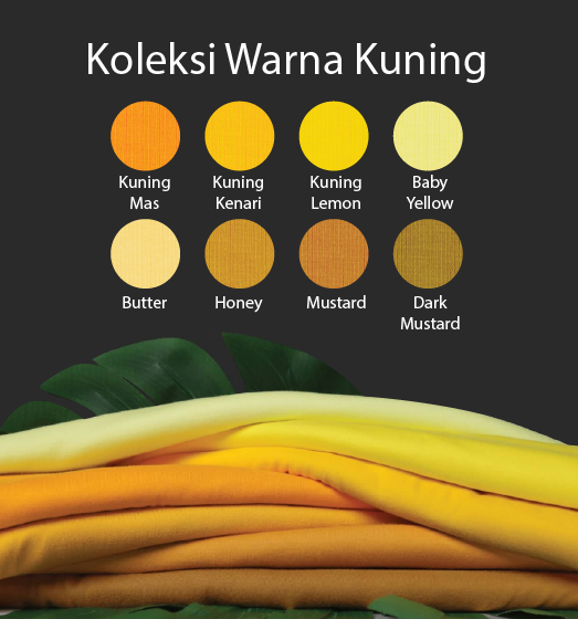 Mengenal Macam-macam Warna Kuning