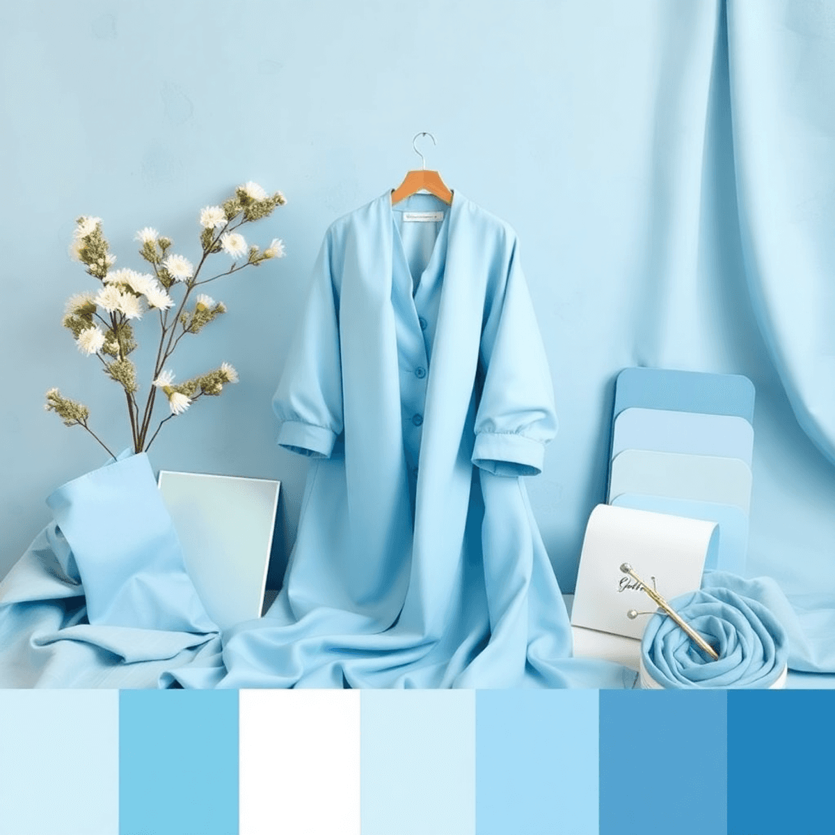 Temukan Warna yang Cocok dengan Biru Muda disini